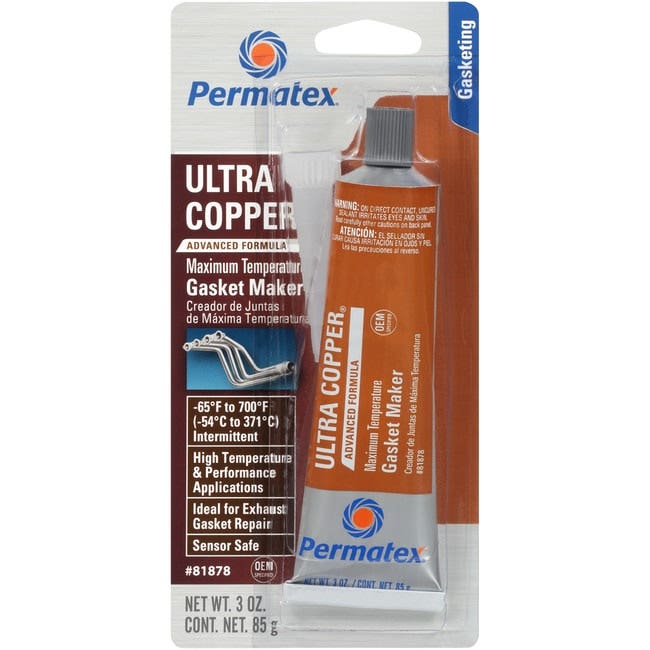 Permatex 81878 Ultra Copper Maximum Temperature RTV Silicone Gasket ...